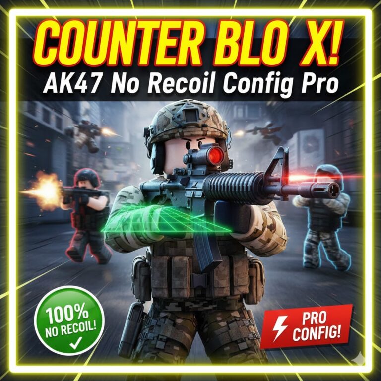 Counter Blox Roblox: AK47 No Recoil Config Pro 2025!