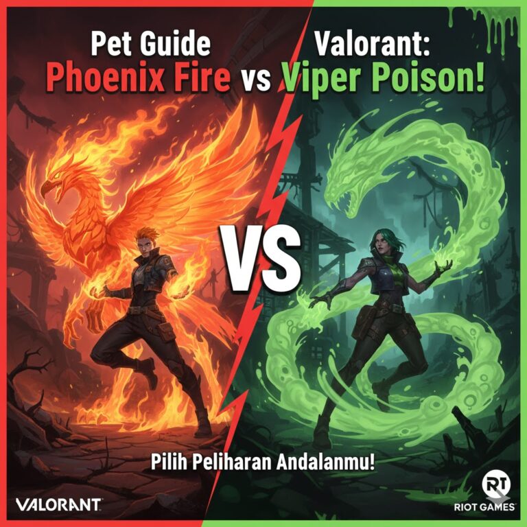 Pet Guide Valorant: Phoenix Fire vs Viper Poison!